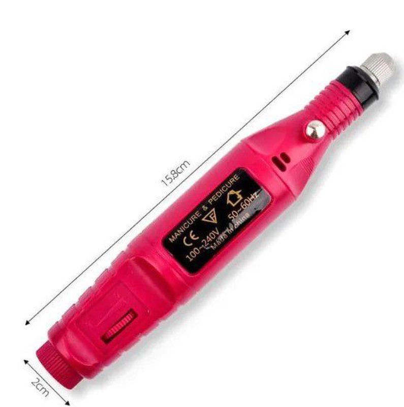 Electric Nail Drill Grinding Manicure Machine Mesin Kikir Amplas Kuku (MKT)