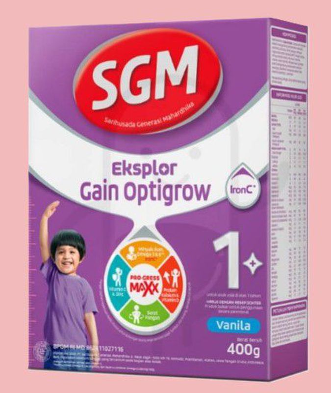 Susu SGM Explore Gain Optigrow 400gr