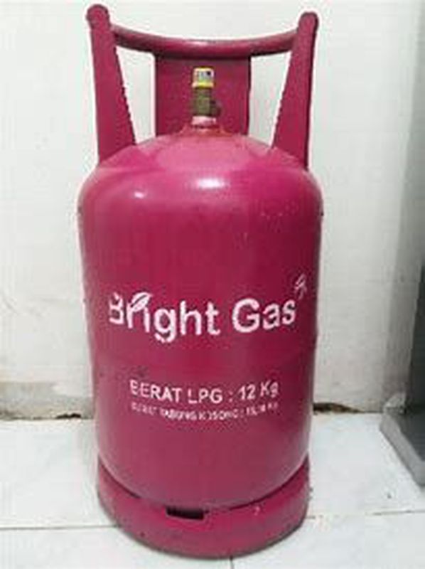 Isi Ulang Tabung Gas LPG 12 kg Pink