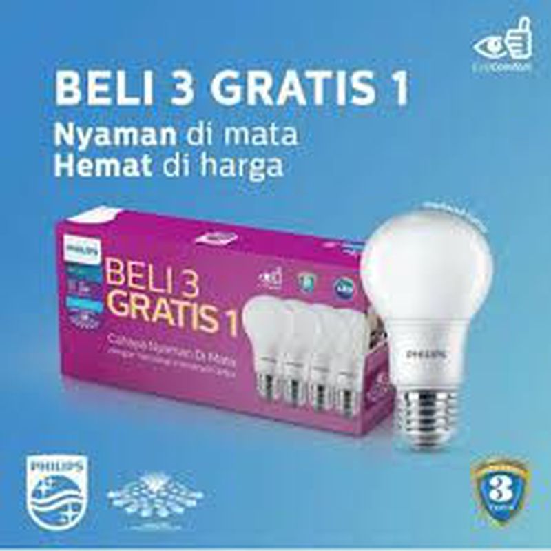 Lampu LED Philips Multipack 12 Watt