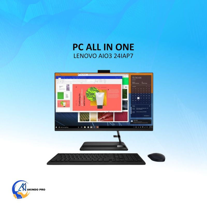 PC All In One Lenovo (AIO3 24IAP7 (T1ID Black)
