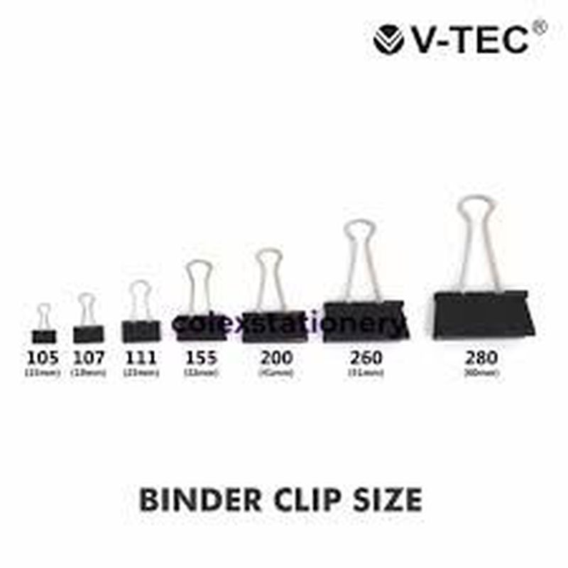 V-TECH BINDER CLIP NO - 155