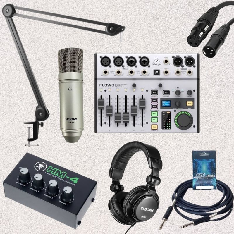 PERALATAN PODCAST LENGKAP FULL SET 2 ORANG
