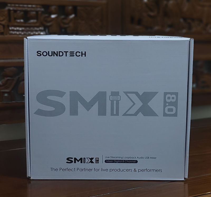 SOUNDTECH SMIX 8.0 audio mixer digital 8 CH
