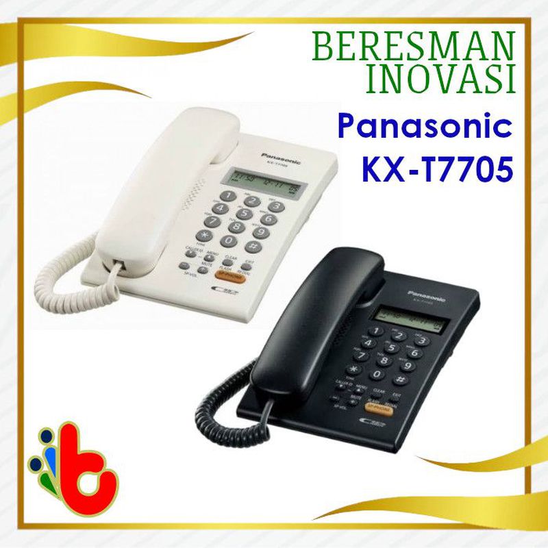 Telepon Kabel Panasonic KX-T7705 - Putih