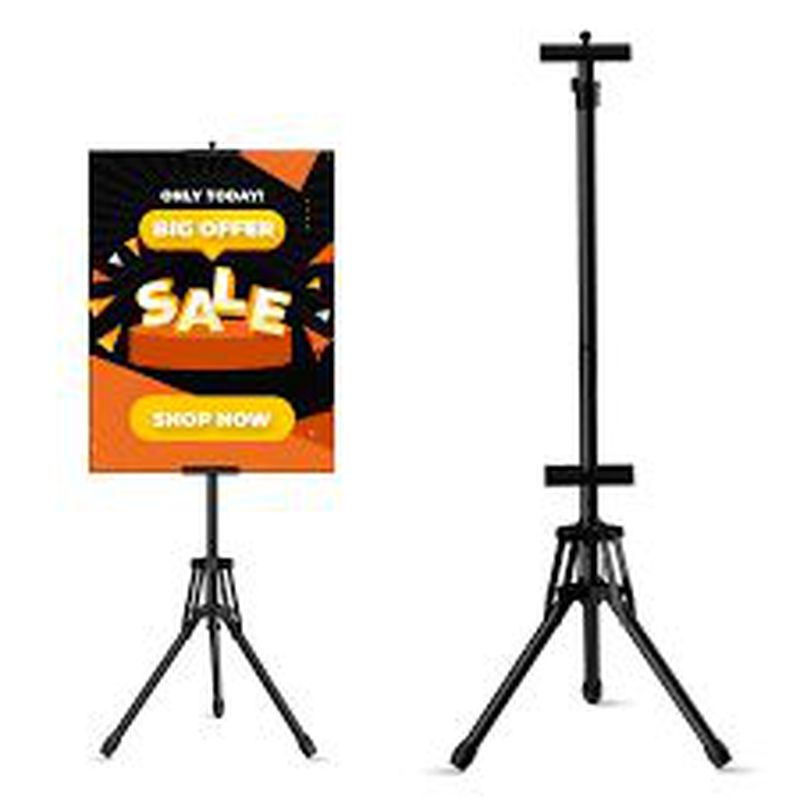 STAND DISPLAY BANNER PEDESTAL DOUBLE EXTEND