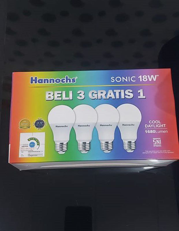 LAMPU BOHLAM LED PAKET 18 WATT