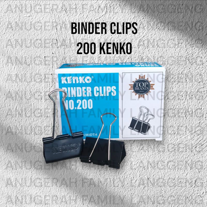 BINDER CLIPS 200 KENKO