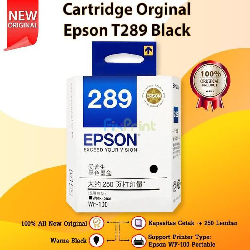 Cartridge Tinta Epson T289 Black Original