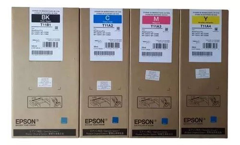 Tinta Cartridge Epson T11F Standard Ink Epson WF C5390 C5890 Original
