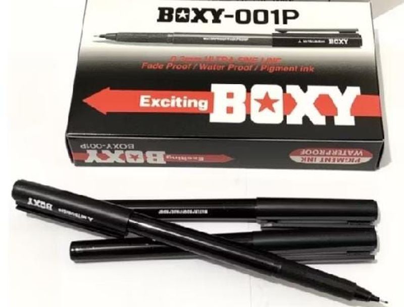 Pulpen Boxy Hitam