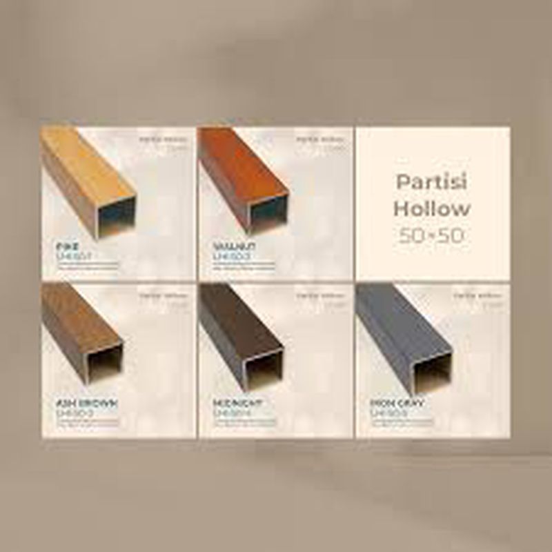 Partisi Hollow PVC / Hollow Indoor 5x10 cm