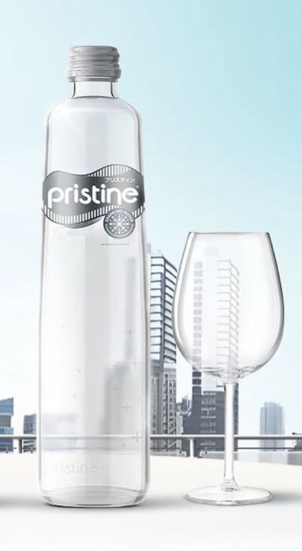 Pristine Tansan 480Ml Sparkling Water (1 Dus isi 12 Botol Kaca)