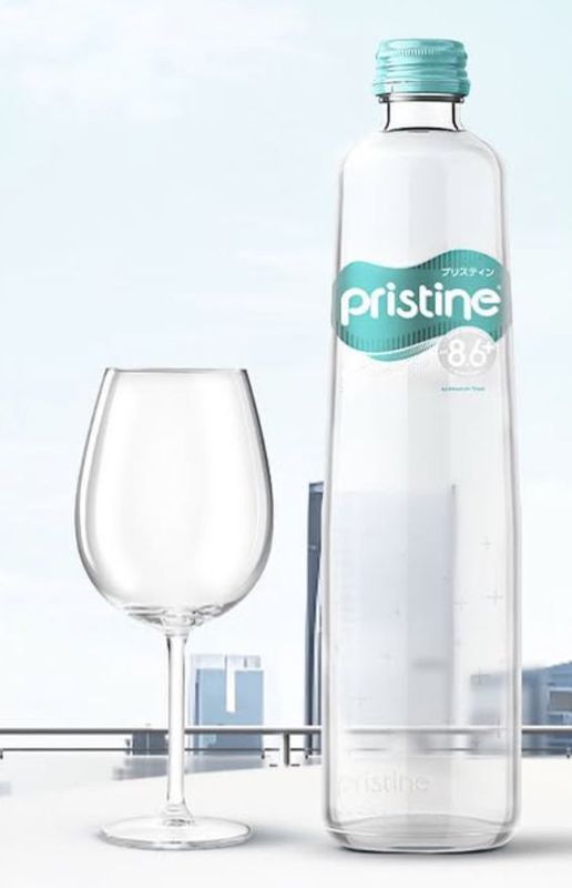 Pristine Yusen 480 Ml Mineral Water (1 Dus isi 12 Botol Kaca)