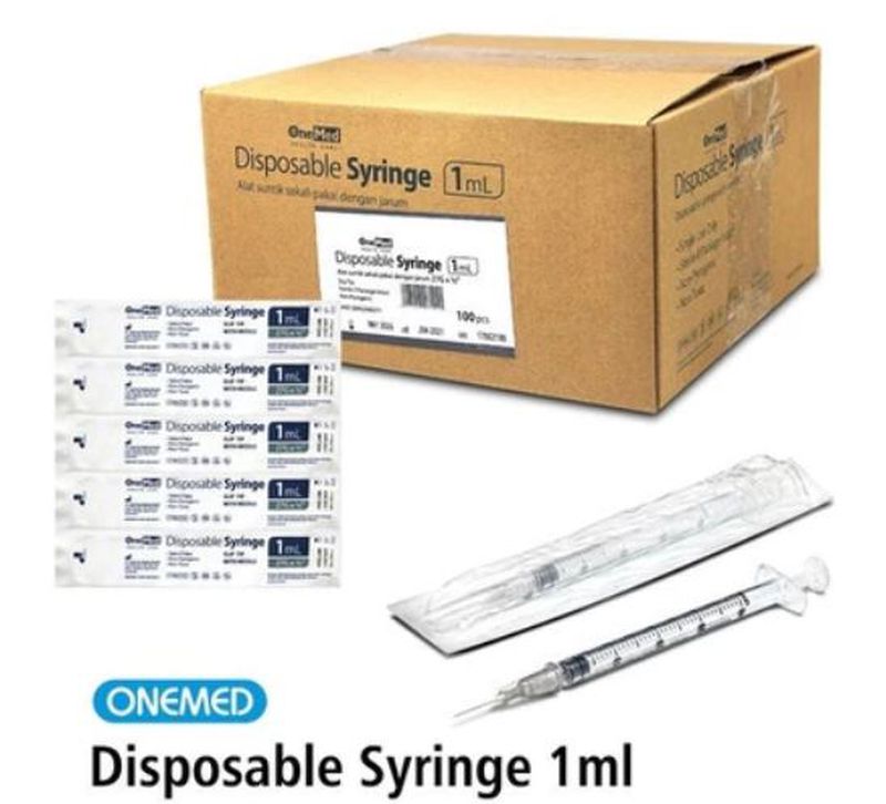 Spuid 1 cc OneMed (disposible syringe)