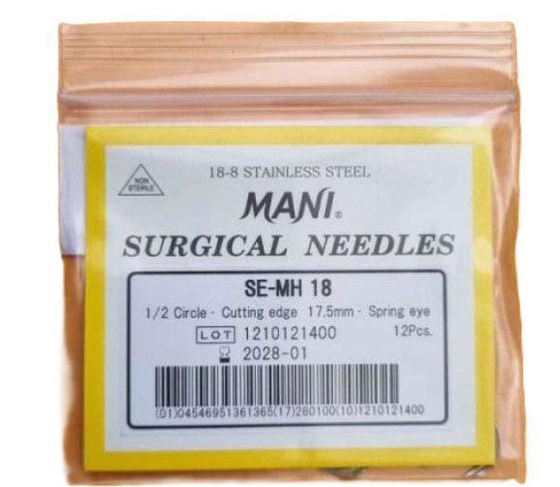 Jarum Jahit / bedah MANI Pack /12
