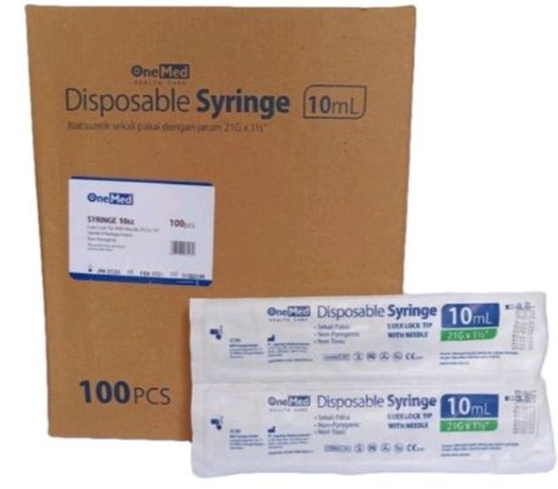 Syringe 10cc Onemed Box/100pcs