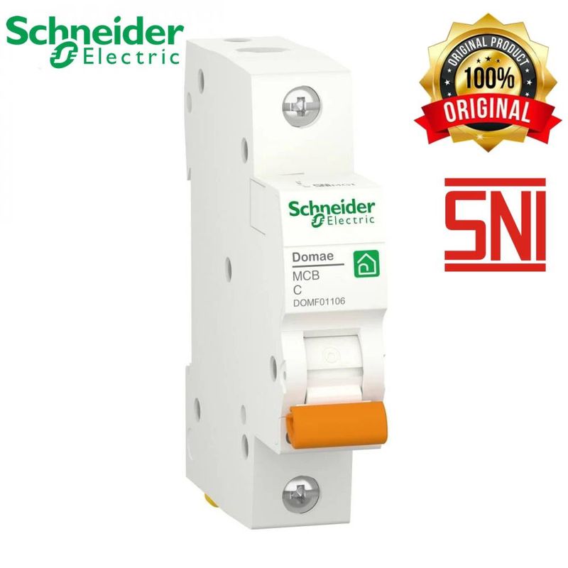 MCB Schneider Domae 1 Phase SNI - 6 Ampere