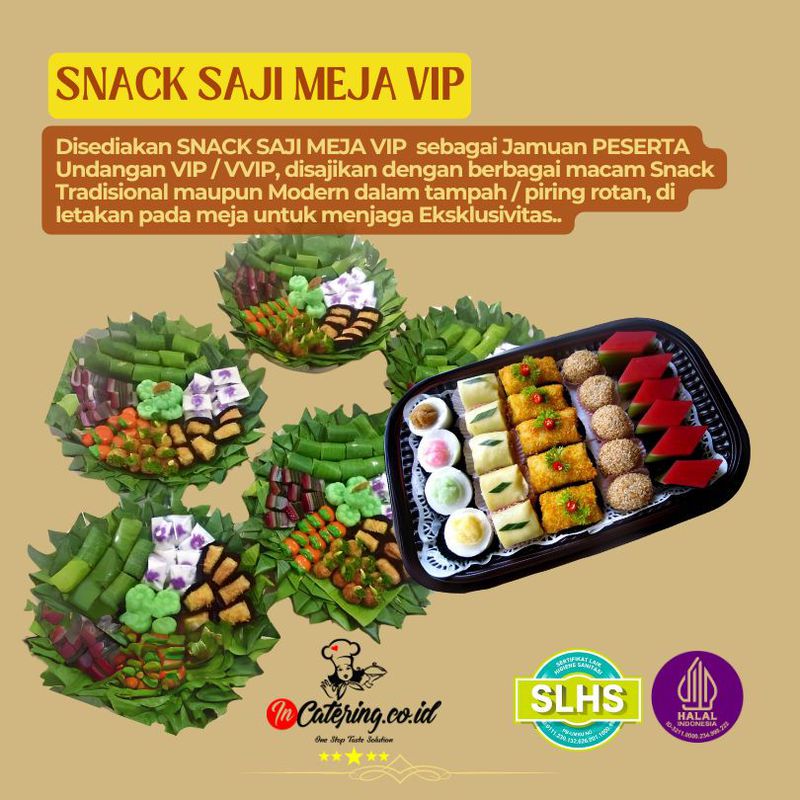 SNACK SAJI MEJA VIP