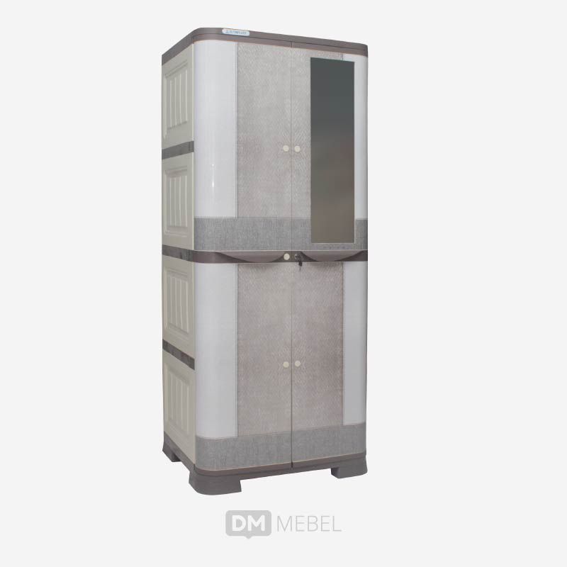 Lemari Plastik Pintu 2 Olymplast SCOC-LF 2P