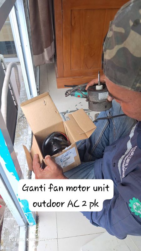 Part/Alat Fan Motor Unit Outdor Ac 2 PK
