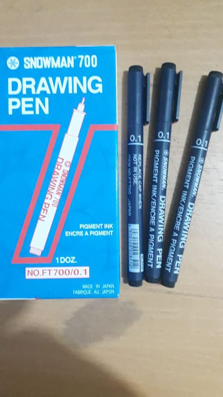 Drawing Pen 0,1 Snowman