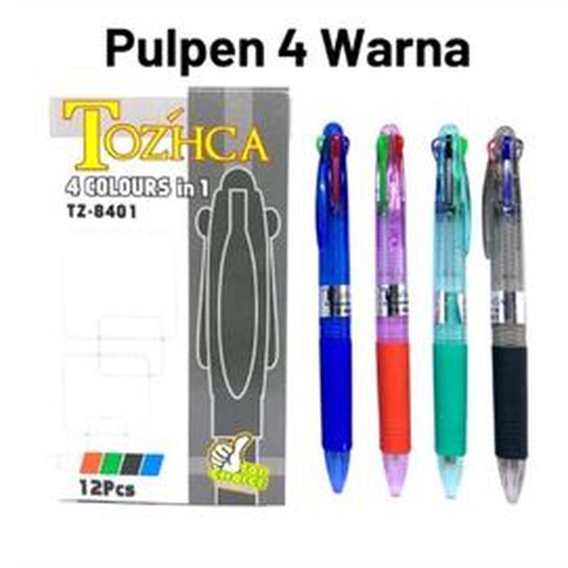 Pulpen 4 Warna Tozcha