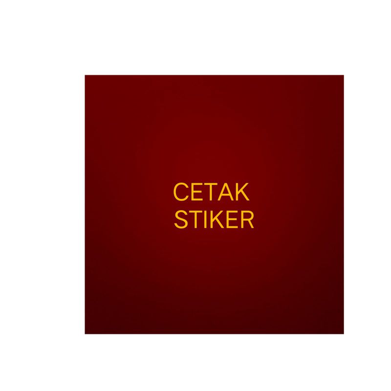 STIKER VINYL FULL COLOR 10X10