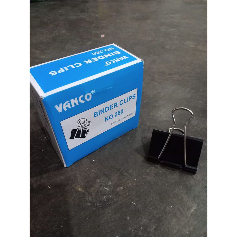 BINDER CLIPS 280 VANCO ISI 6