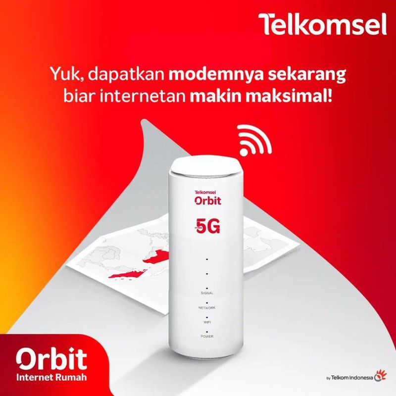 Modem Telkomsel Orbit 5G Z1 Bonus 200 GB
