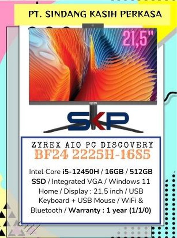 ZYREX AIO PC DISCOVERY BF24 2225H-16S5