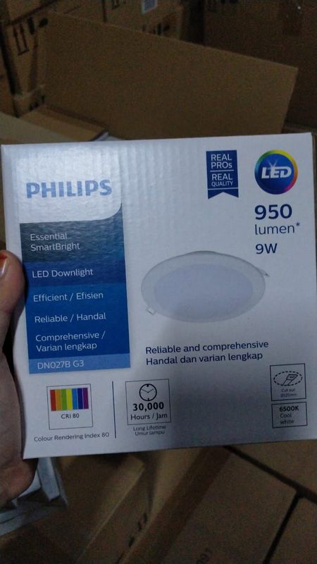 Lampu Philips Led Downlight G3 DN027B LED9/CW D125 RD 9W