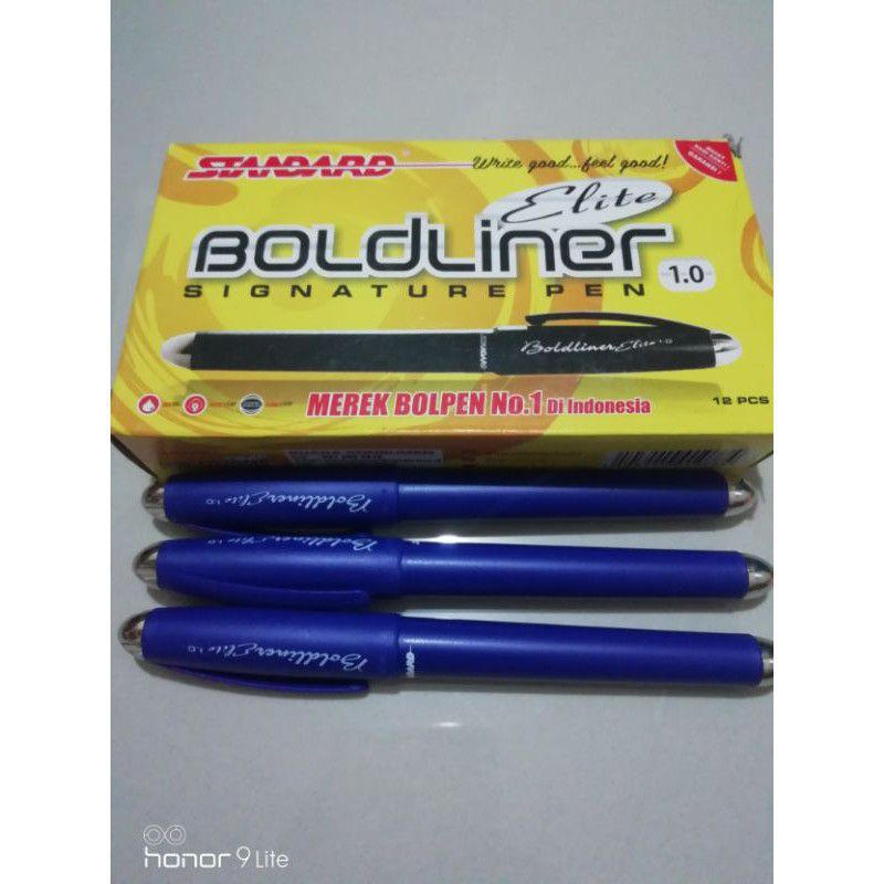 Ballpoint / Pulpen / Pena Bolliner Elite 1.0 Standard - Biru