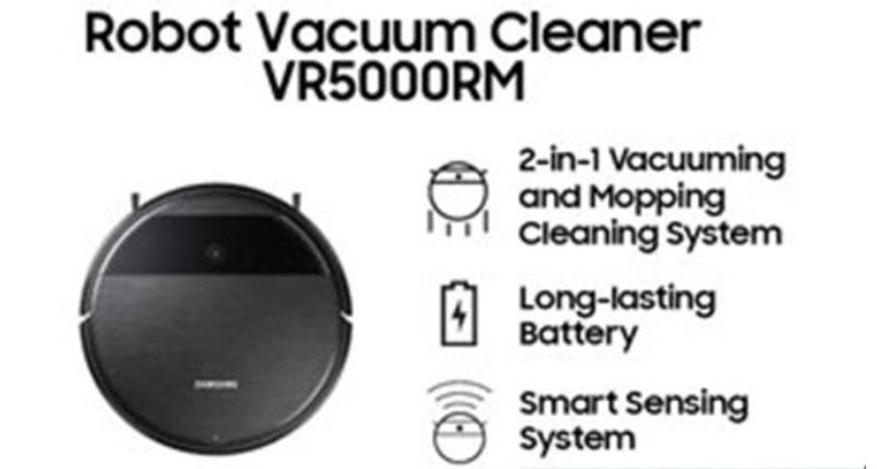 Samsung Smart Robot Vacuum Cleaner dengan WiFi Control - VR05R5050WK
