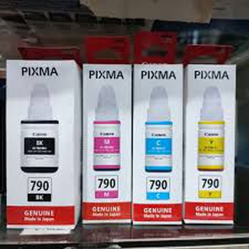 Tinta Canon Original GI 790 Black/Cyan/Magenta/Yellow