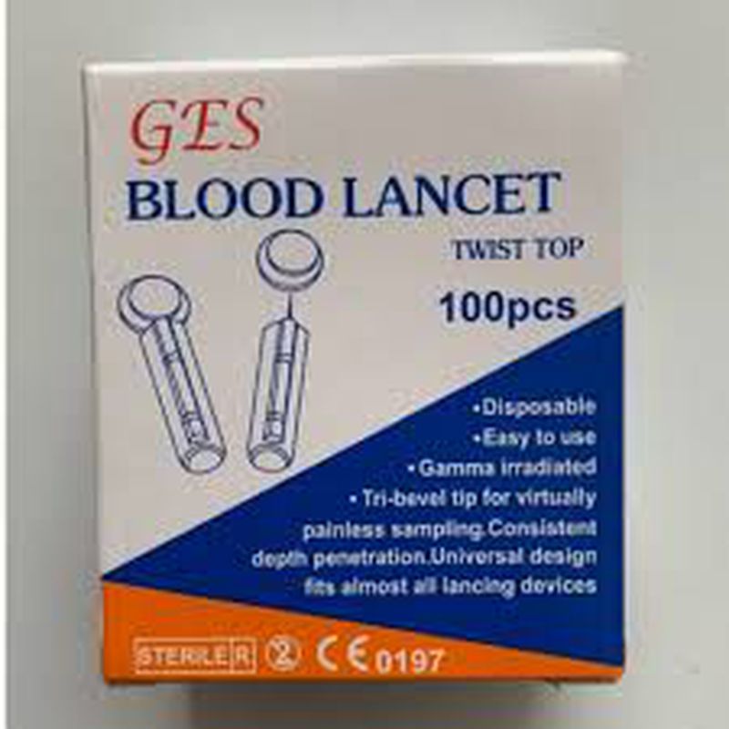 GES BLOOD LANCET 100'S