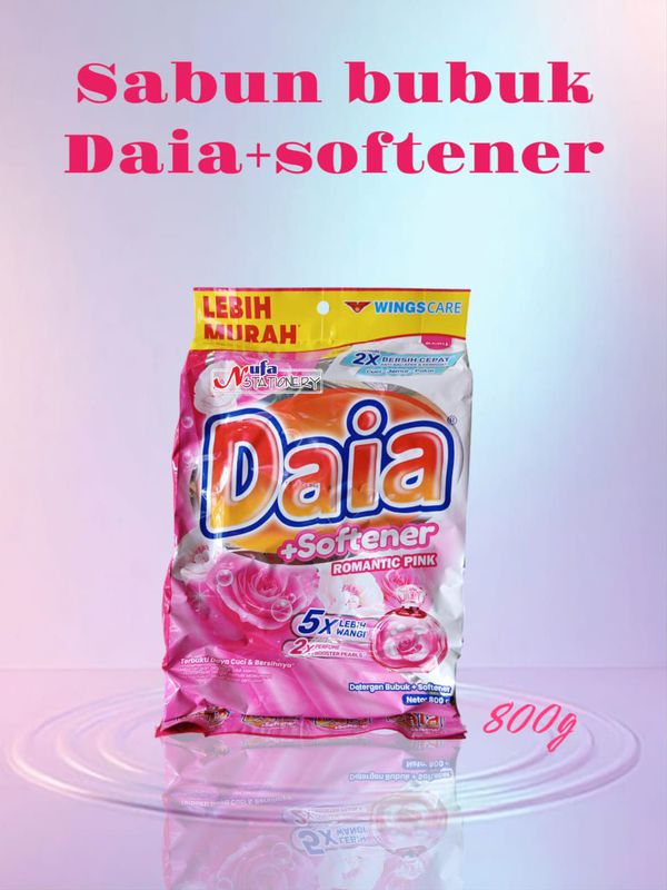 DETERGEN BUBUK DAIA SOFTENER 800GR