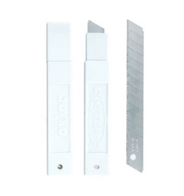 Cutter Blade Refill Isi Pisau Pemotong Joyko A-100 1 Tube 5 Pcs