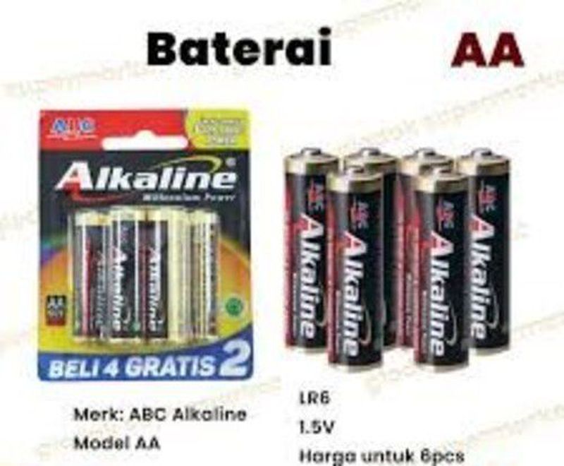 Baterai ABC Alkaline AA 4+2