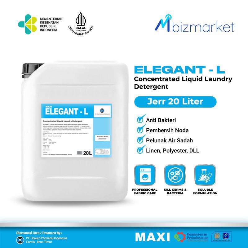 Maxi Elegant-L - Detergen Laundry 20 Liter