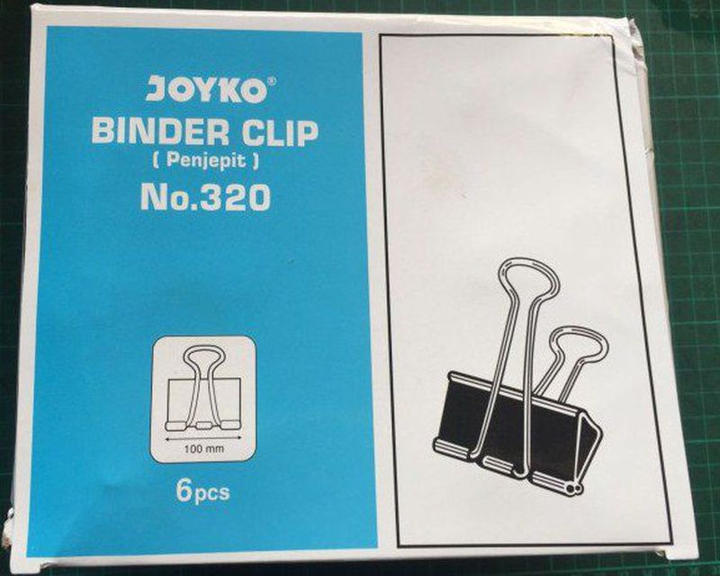 Binder Clip No. 320 100mm JUMBO Joyko