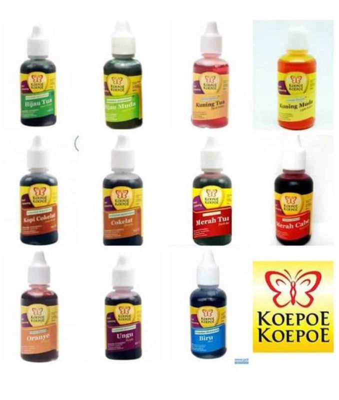 PEWARNA MAKANAN KOEPOE KOEPOE 30ml - Hitam