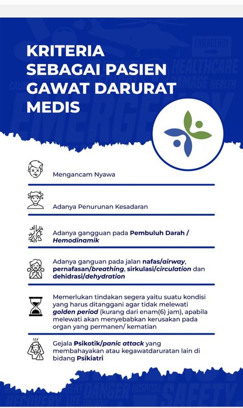 Spanram Kreteria Gawat Darurat