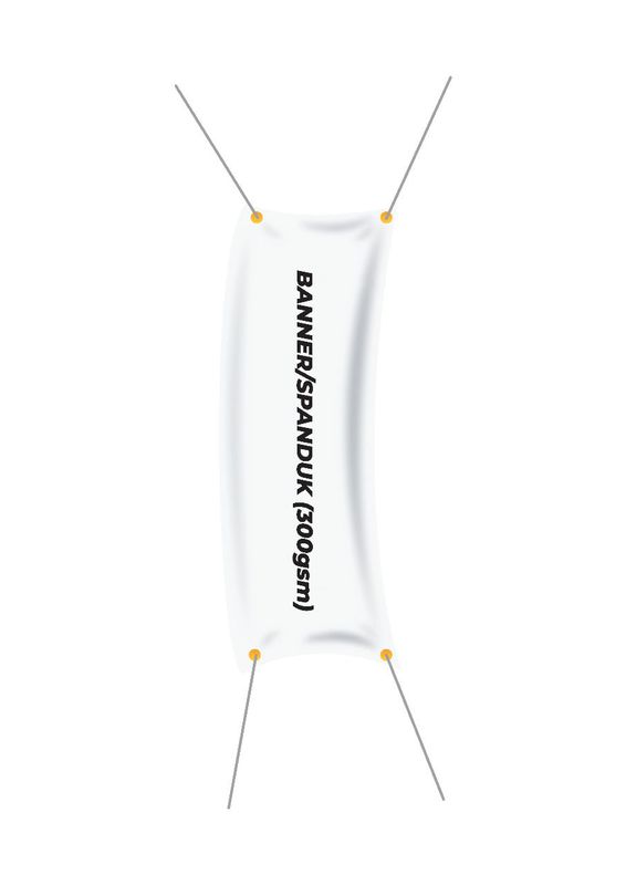 Banner/Spanduk Bahan 300gsm (standard)