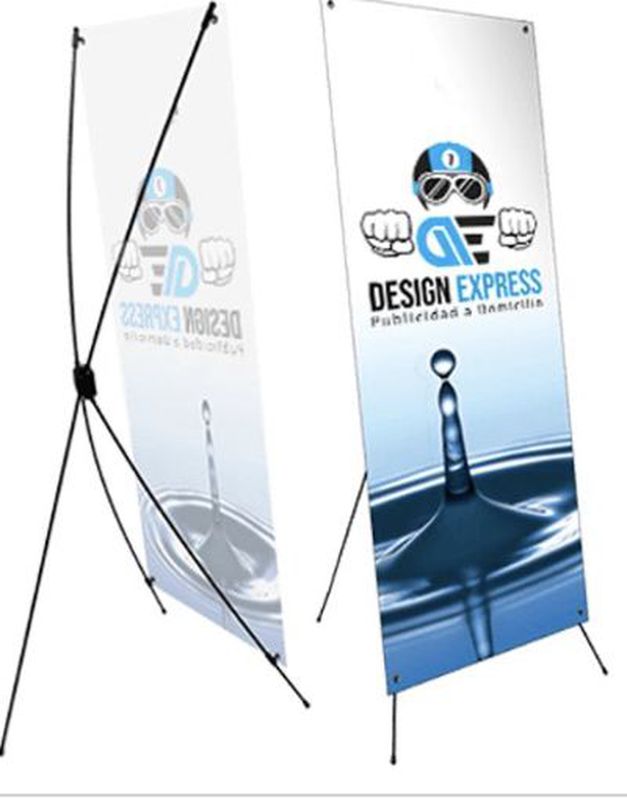 X Banner + Tiang (Bahan Korea)