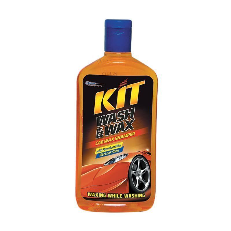 SHAMPOO MOBIL KIT WASH & WAX 500 ML BOTOL