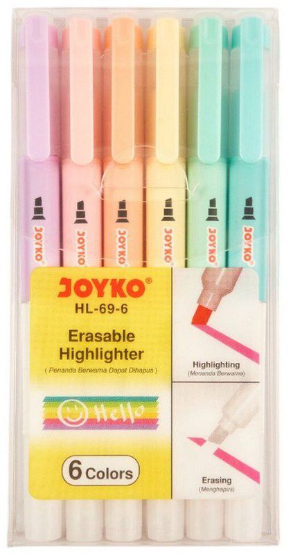STABILO JOYKO HIGHLIGTER SATU SET JOYKO SET WARNA PASTEL (6PCS)