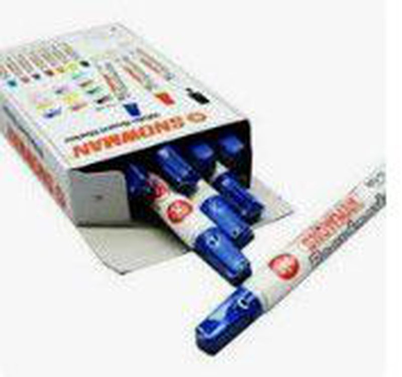 Spidol Biru Snowman (Non Permanent)