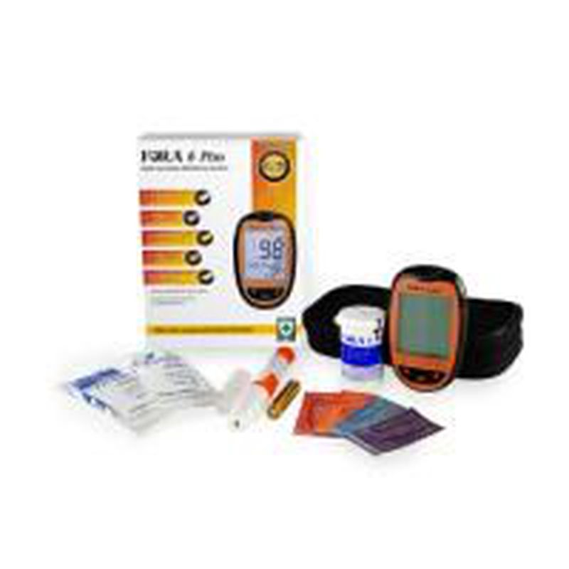 FORA - 6IN1 ALAT CEK KOLESTROL / GULA / ASAM URAT / KETON / HB / HCT