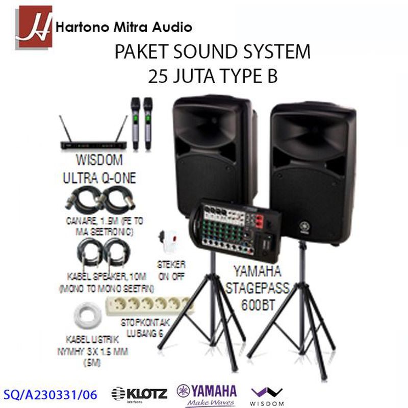 PAKET SOUND SYSTEM 25 JUTA